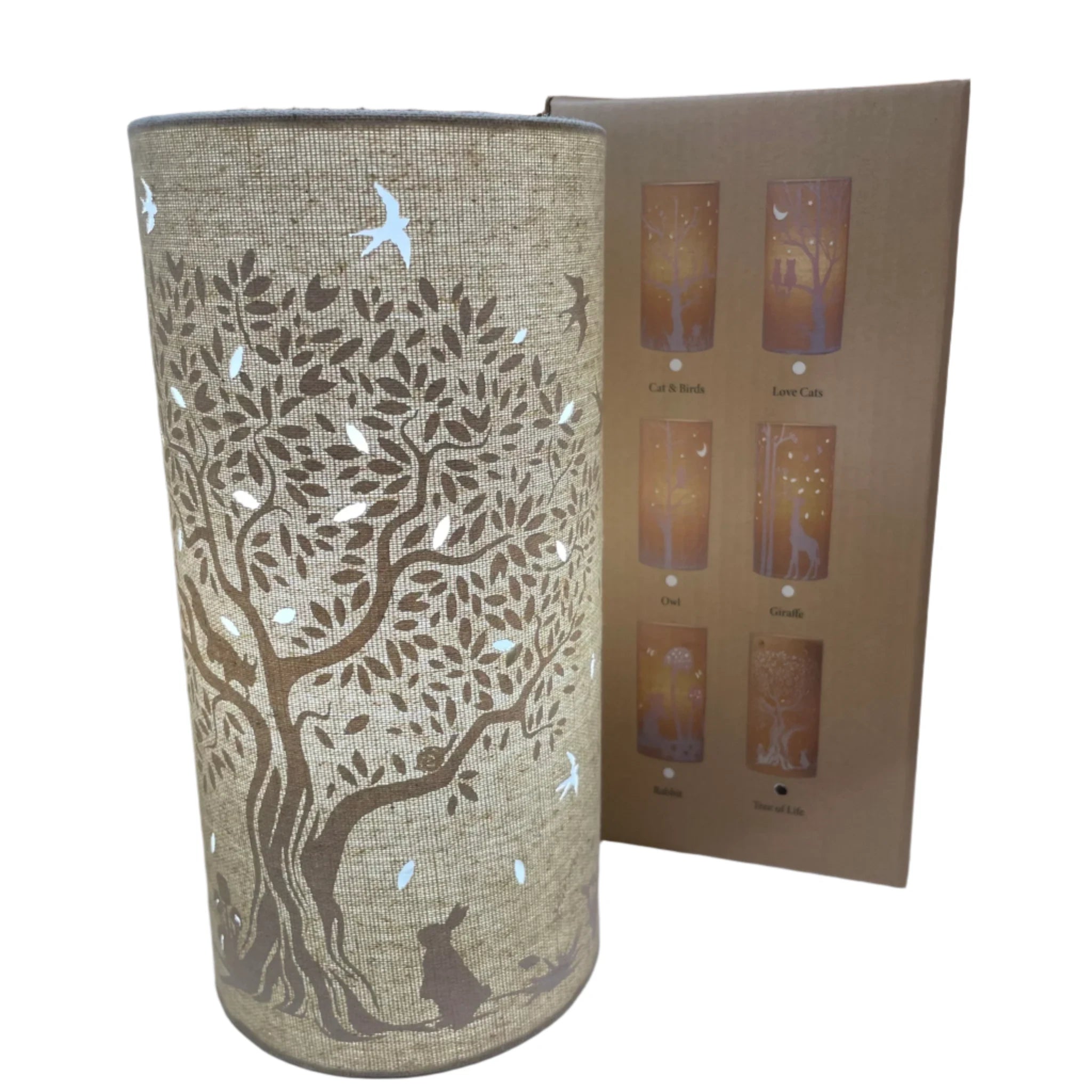 Tree of Life Fabric Lamp – Hesta Scene
